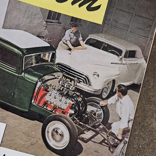 ROD & CUSTOM Magazine #2 1953 Winfield scta early Ford 40 Merc racing ...