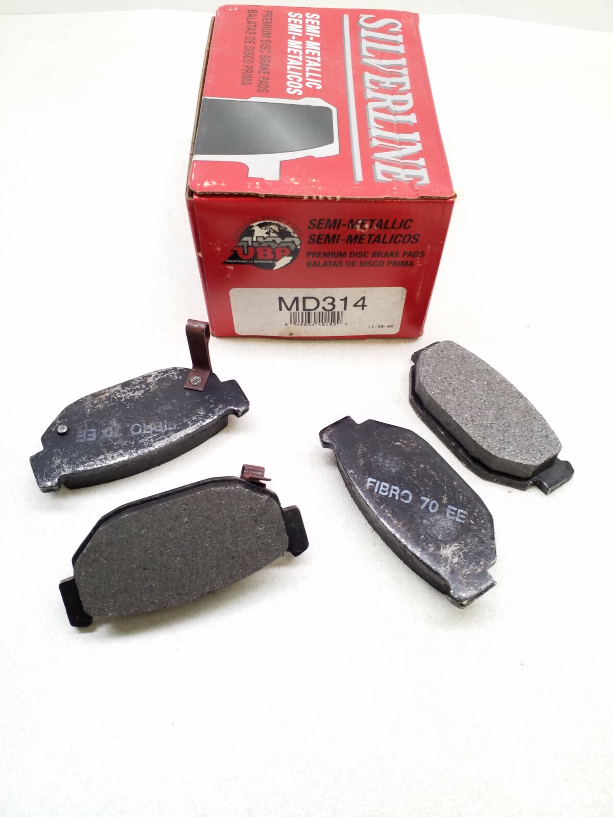 MD314 UBP Silverline Semi-Metallic Disc Brake Pads - Fits Subaru | eBay