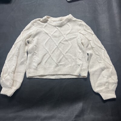 Abercrombie Kids Girls Ivory Sweater Size 9/10 | eBay