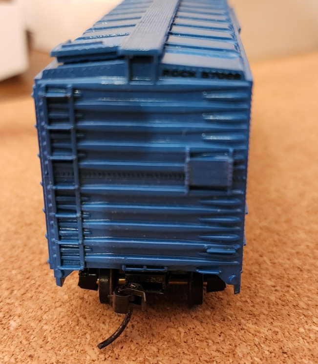 Rock Island 40' SD Boxcar 57026 Kadee Couplers Kar Line 215C Athearn HO ...