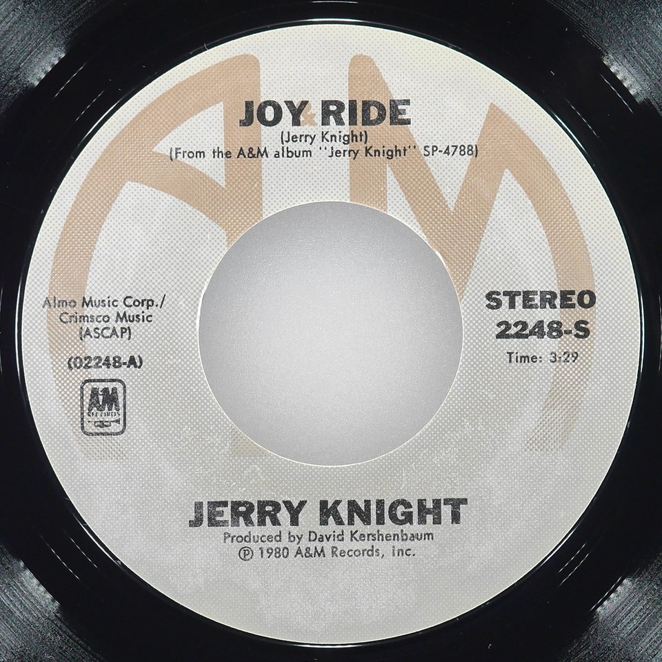 JERRY KNIGHT Jerry Knight A&M SP-4788 VG+ 45 7" 1980 Disco | eBay