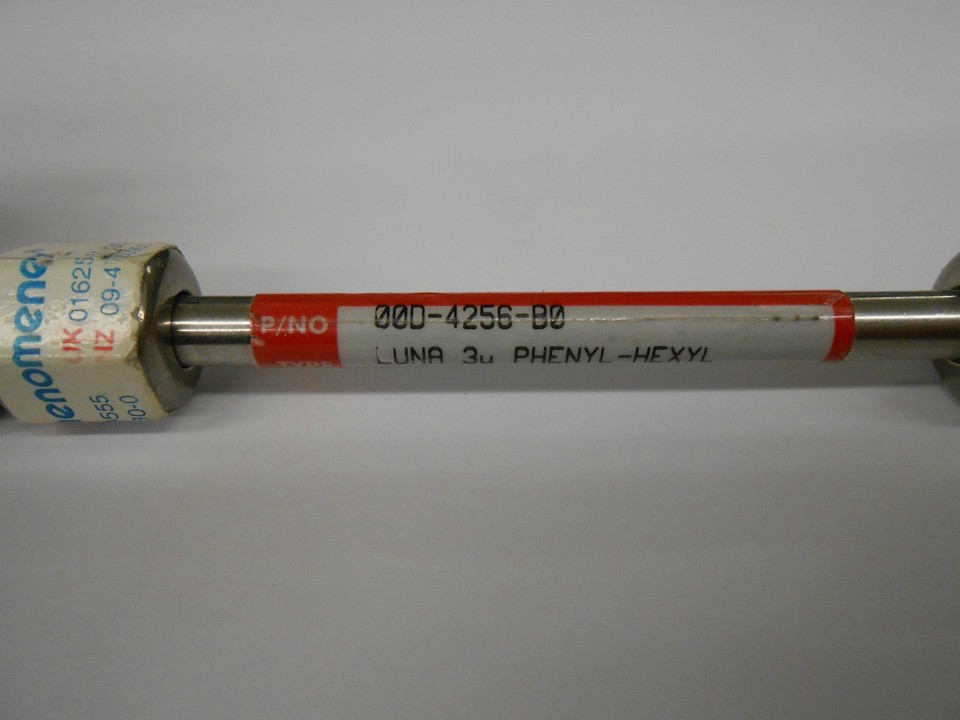PHENOMENEX LUNA 00D-4256-B0 3u MICRON PHENYL - HEXYL 100 x 2.00mm | eBay