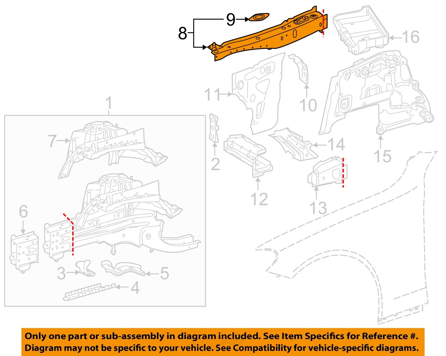 MERCEDES OEM 15-18 C300 Fender-Upper Rail Apron Panel Cover Right ...