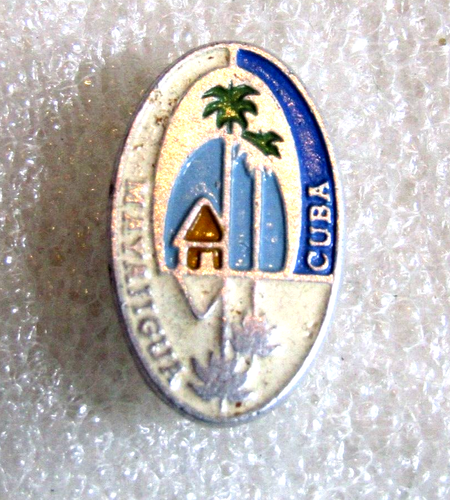 Cuban tourism propaganda Mayajigua - Island Cuba pin badge | eBay