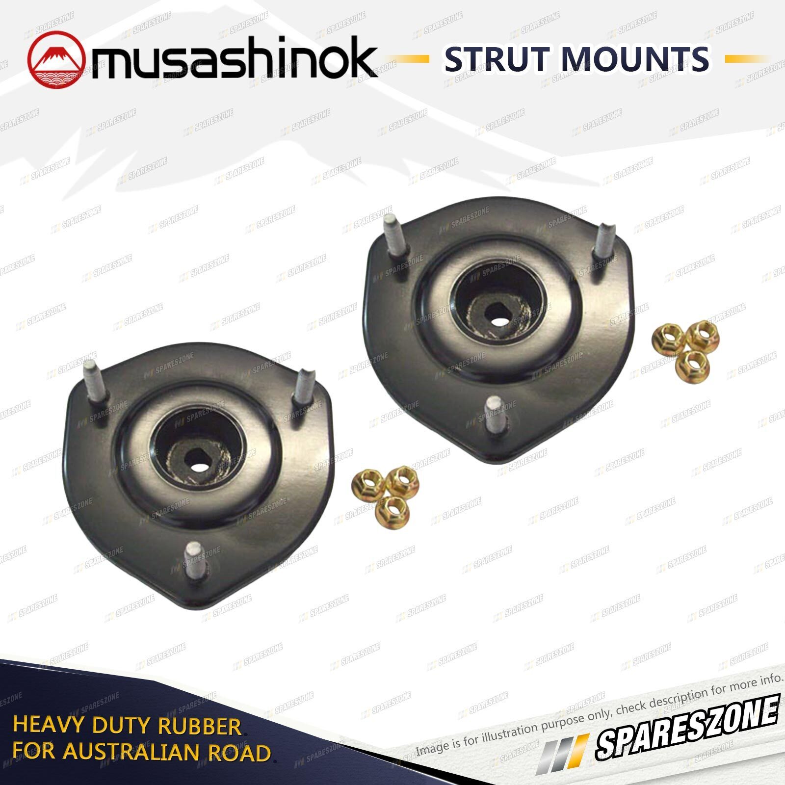 Front LH+RH Strut Mount for Lexus IS200 GXE10R 2.0L IS300 JCE10R 3.0L ...