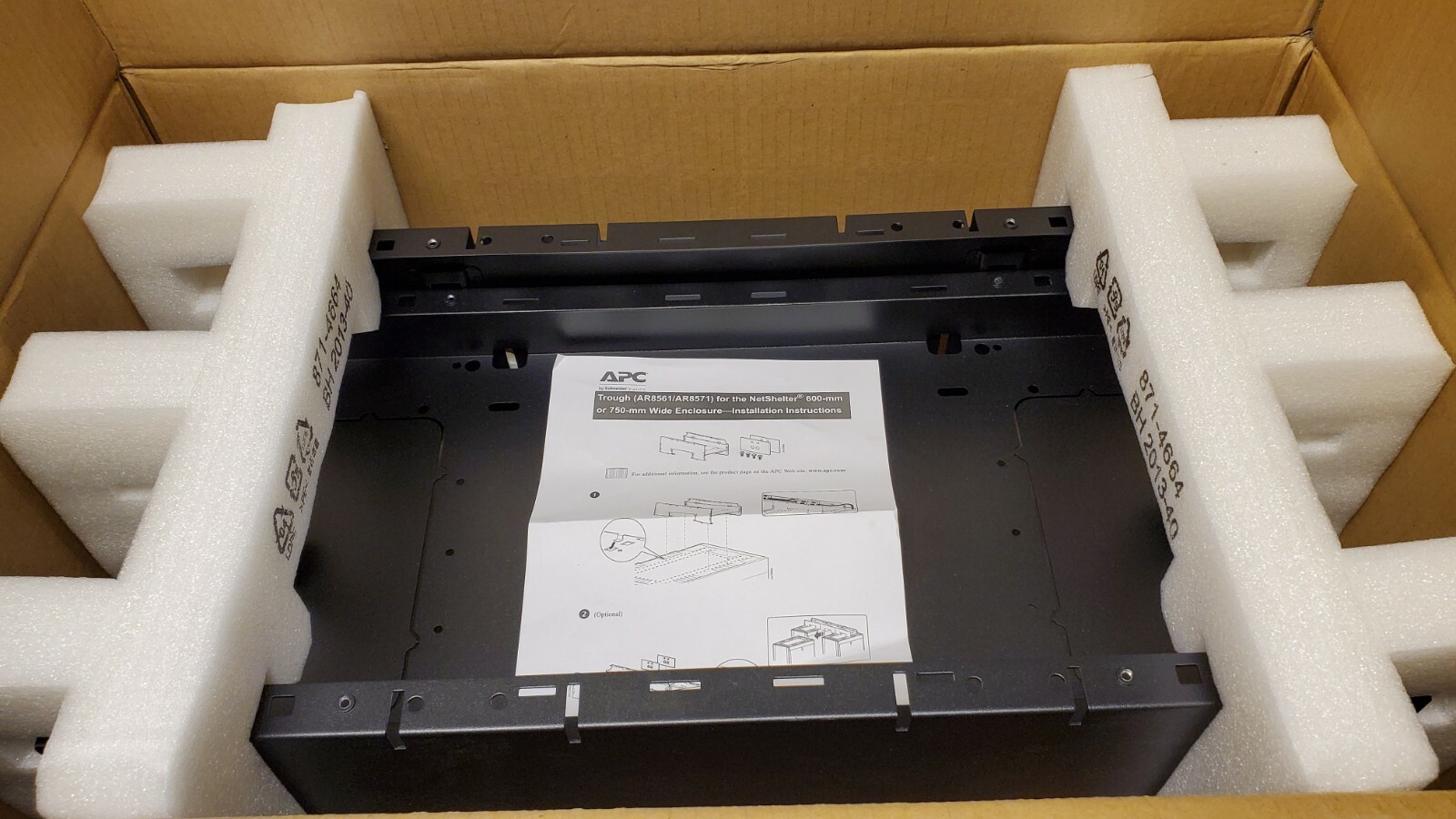 APC AR8561 Cable Management Trough for APC NetShelter SX 600 mm | eBay