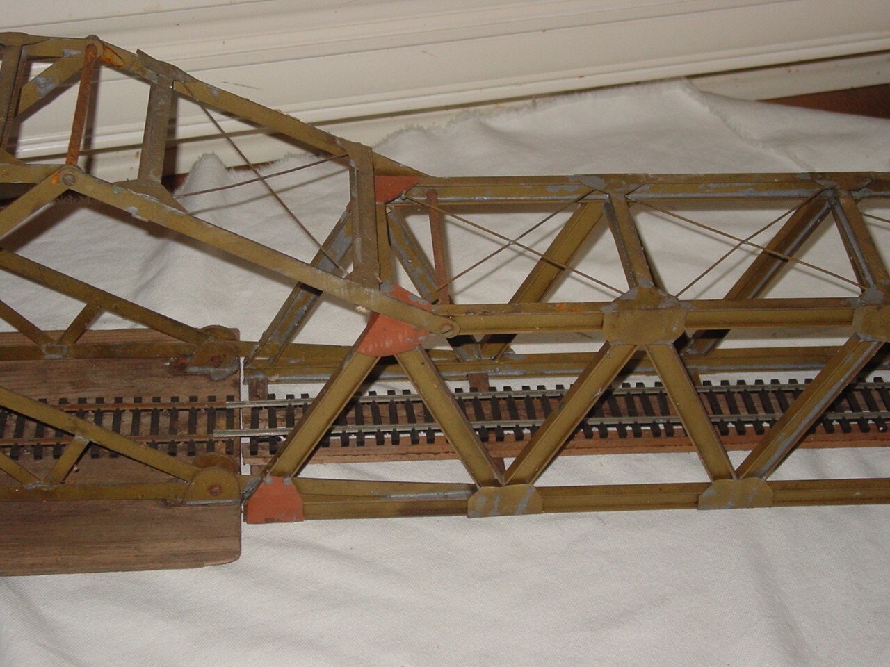 RARE BRASS LIFT BRIDGE O OR S OR 027 SCALE TRAIN LAYOUT TRACK ACCESSORY ...