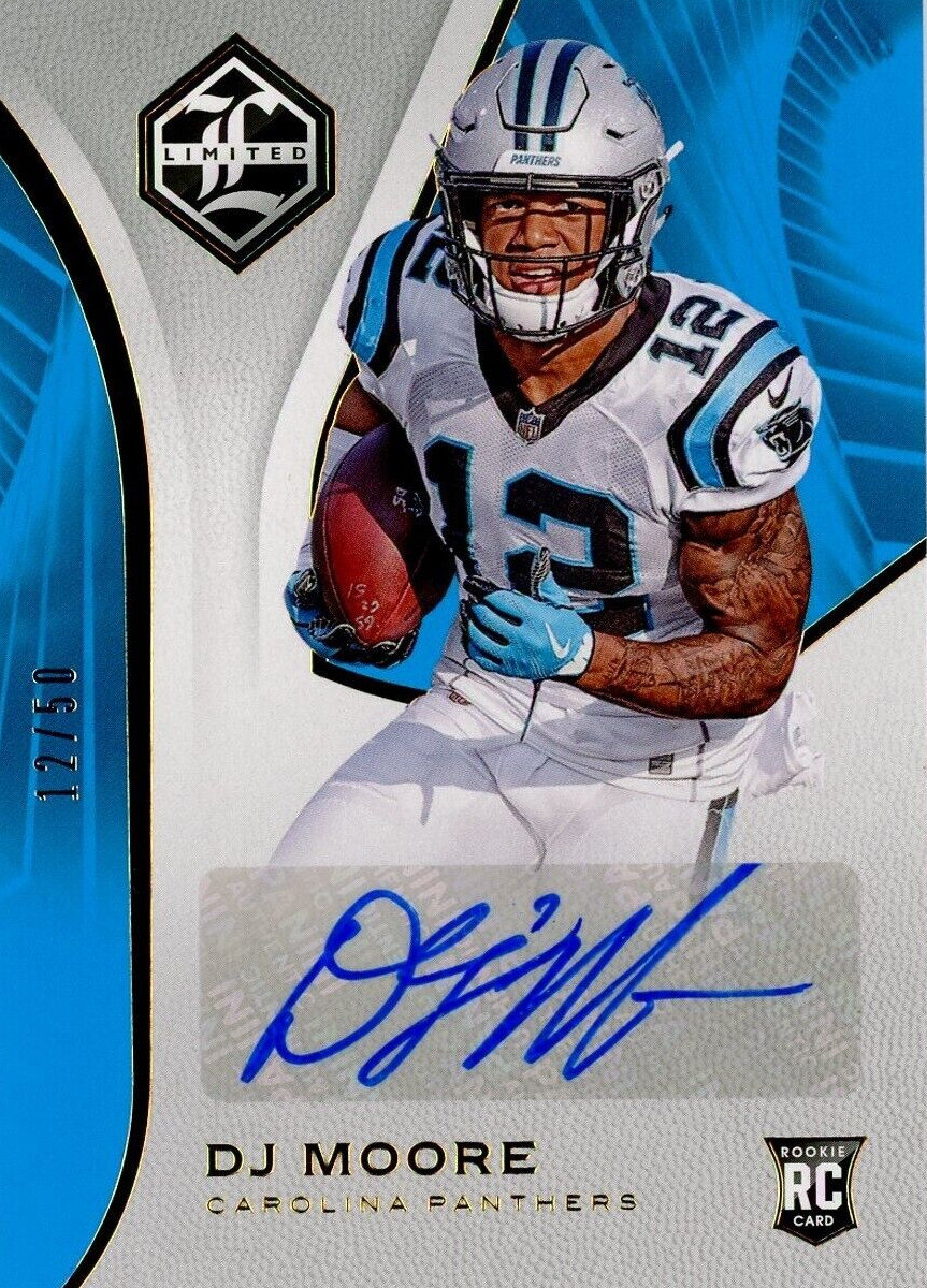 2018 Panini Limited - Rookie Autograph #218 D.J. Moore /50 (AU, RC) for ...