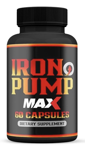 Iron Pump MAX Pills All Natural Extra Performance Dietary Supplement ...