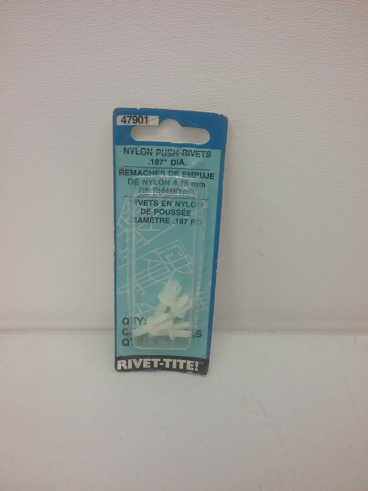 47901 Dorman Nylon Push Rivets .187" Diameter | eBay