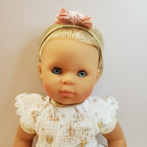 Vintage Max Zapf Girl Doll Blonde Blue Sleep Eyes 22" Toddler Dress ...