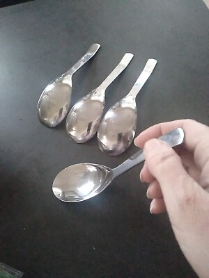 Vintage Stainless Steel Art DECO Airlines Spoons Plane Plane | eBay