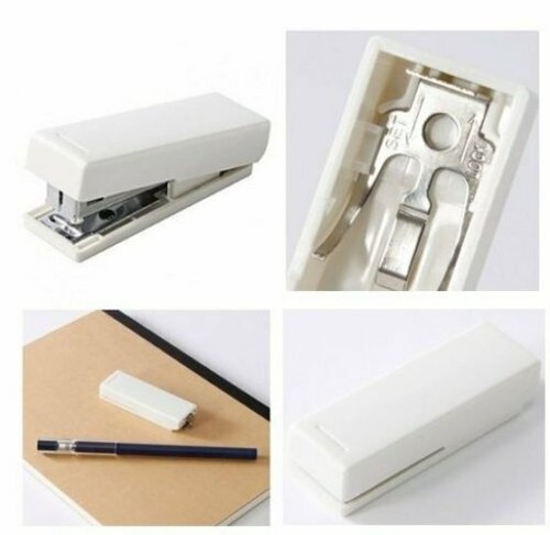 MUJI ABS LIGHT & PORTABLE STAPLER - SMALL 無印良品攜帶式釘書機 | eBay