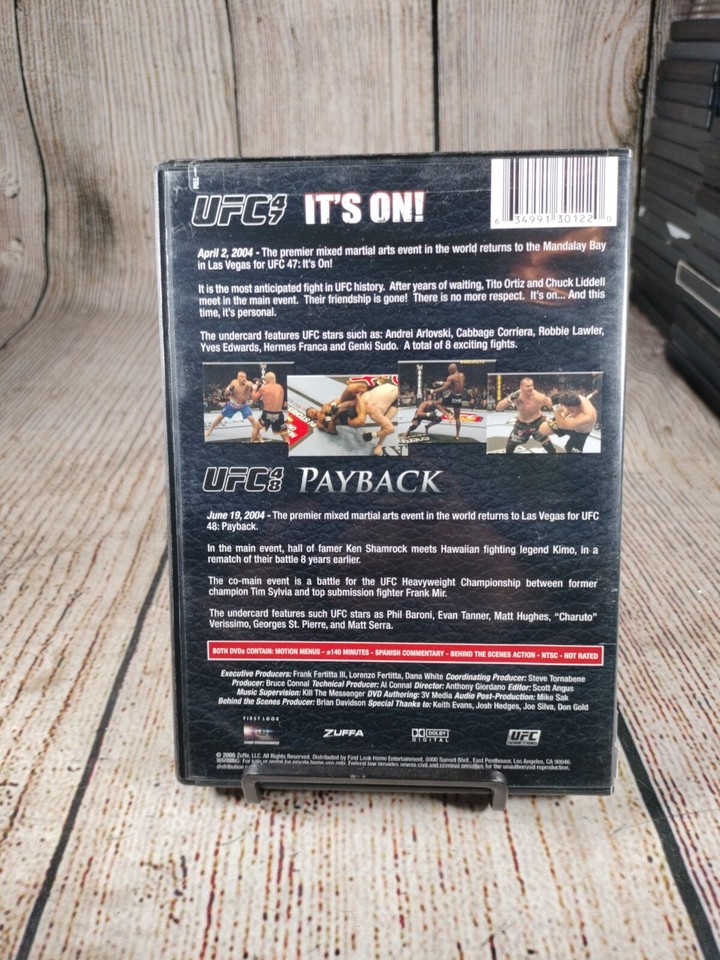 UFC - 47/48 (DVD, 2005, 2-Disc Set, Two Pack) 634991301220| eBay