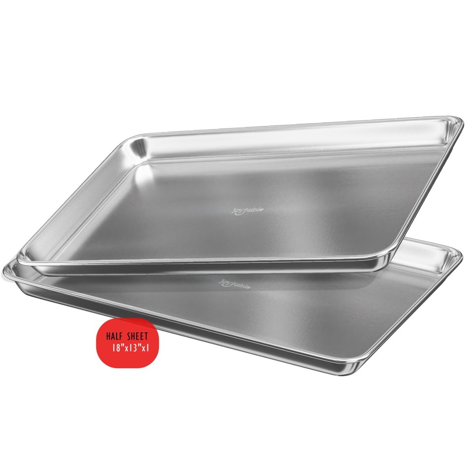 Aluminum Baking Sheets, Nonstick Steel Cookie Sheets Cooking & Baking ...