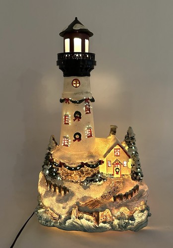 Fiber Optic Lighthouse Christmas Decoration 14” Target Working Beacon ...