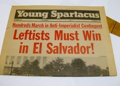 vintage 1981 YOUNG SPARTACUS communist newspaper magazine Marxist ...