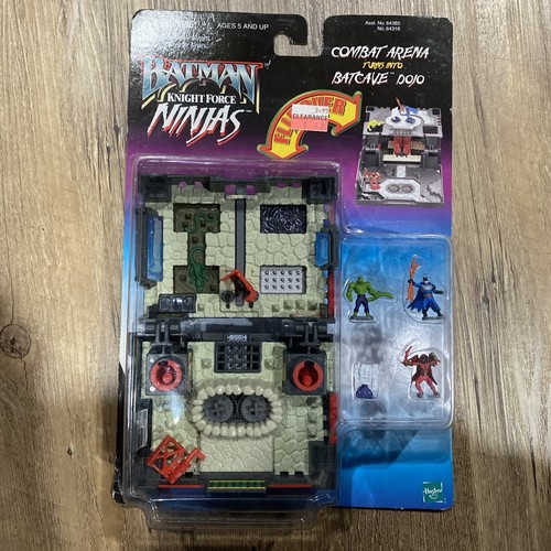 Batman Knight Force Ninjas Combat Arena Turns Into Batcave Dojo Micro ...