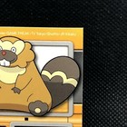 Bibarel Pokemon Kids Sticker Seal Japanese No.424 Rare 2006 Bandai ...