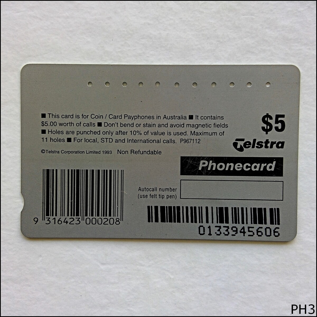 Telstra Fun Card Dog and Bone P967112 1339 $5 Phonecard (PH3) | eBay ...