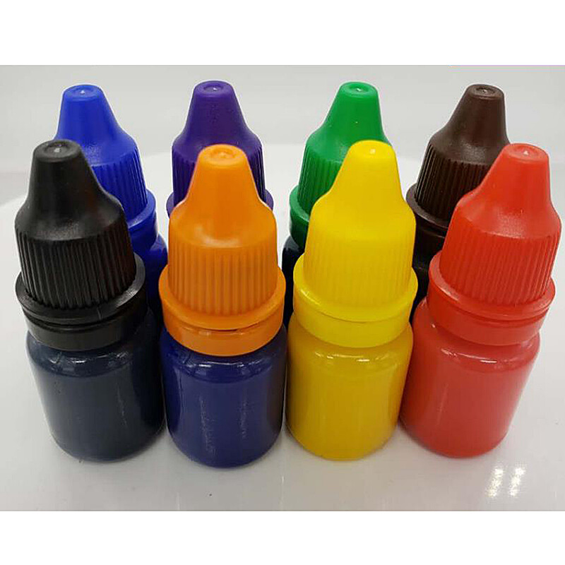 10 ML Self-inking Ink Photosensitive Rubber Stamp Deskmate Refilling ...