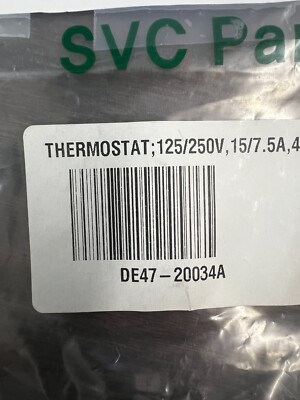 DE47-20034A - SAMSUNG MICROWAVE HIGH LIMIT THERMOSTAT (OEM) | eBay