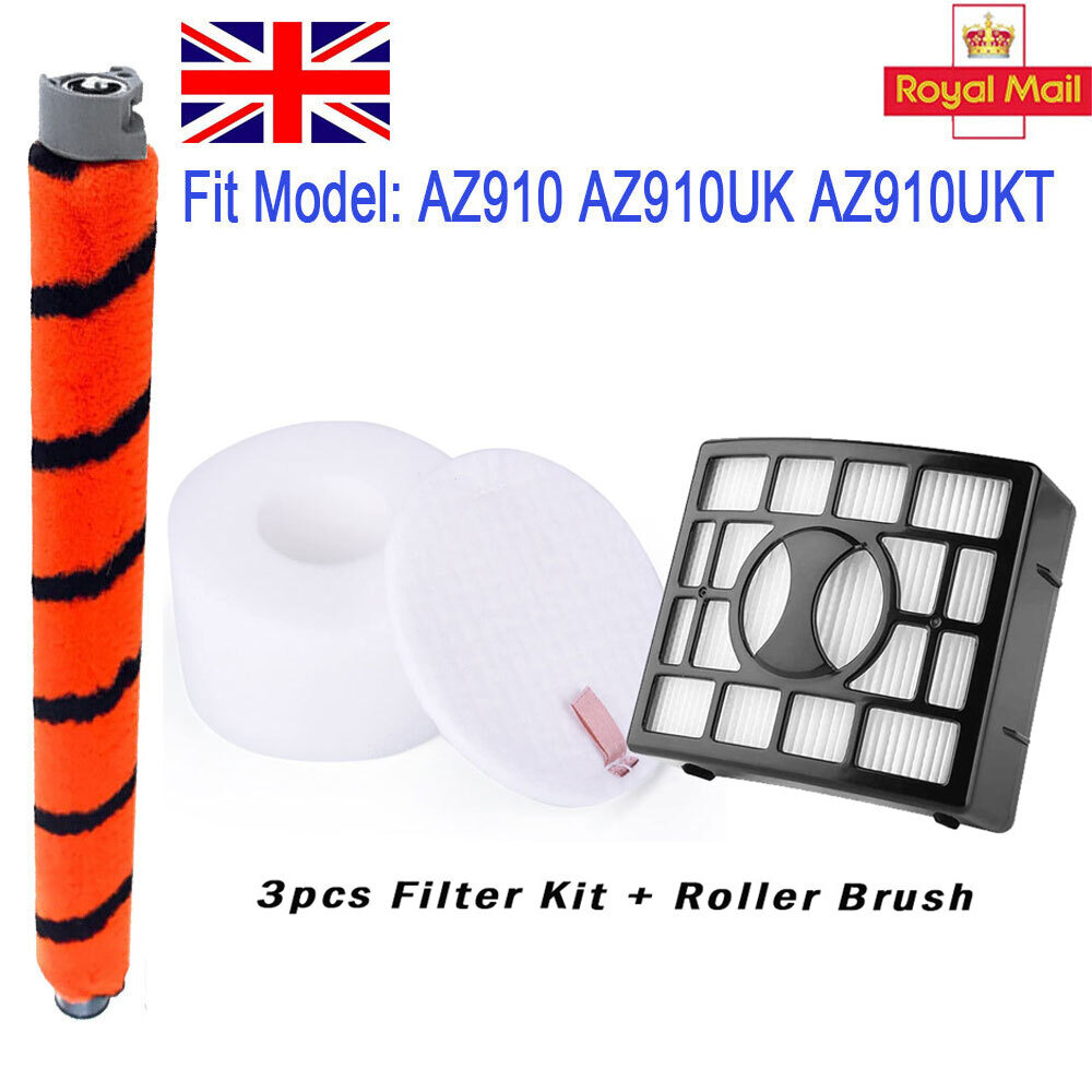 Roller Brush Filter Kit for SHARK AZ910 AZ910UK AZ910UKT Duoclean ...