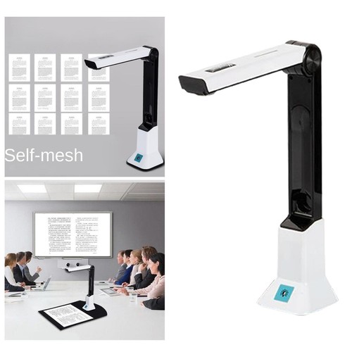 Portable 8MP USB Document Camera With OCR A4 Format Scanner Video ...