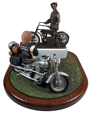 Harley Davidson The Reunion Figure Statue LE #47/1500 90th Anniversary ...