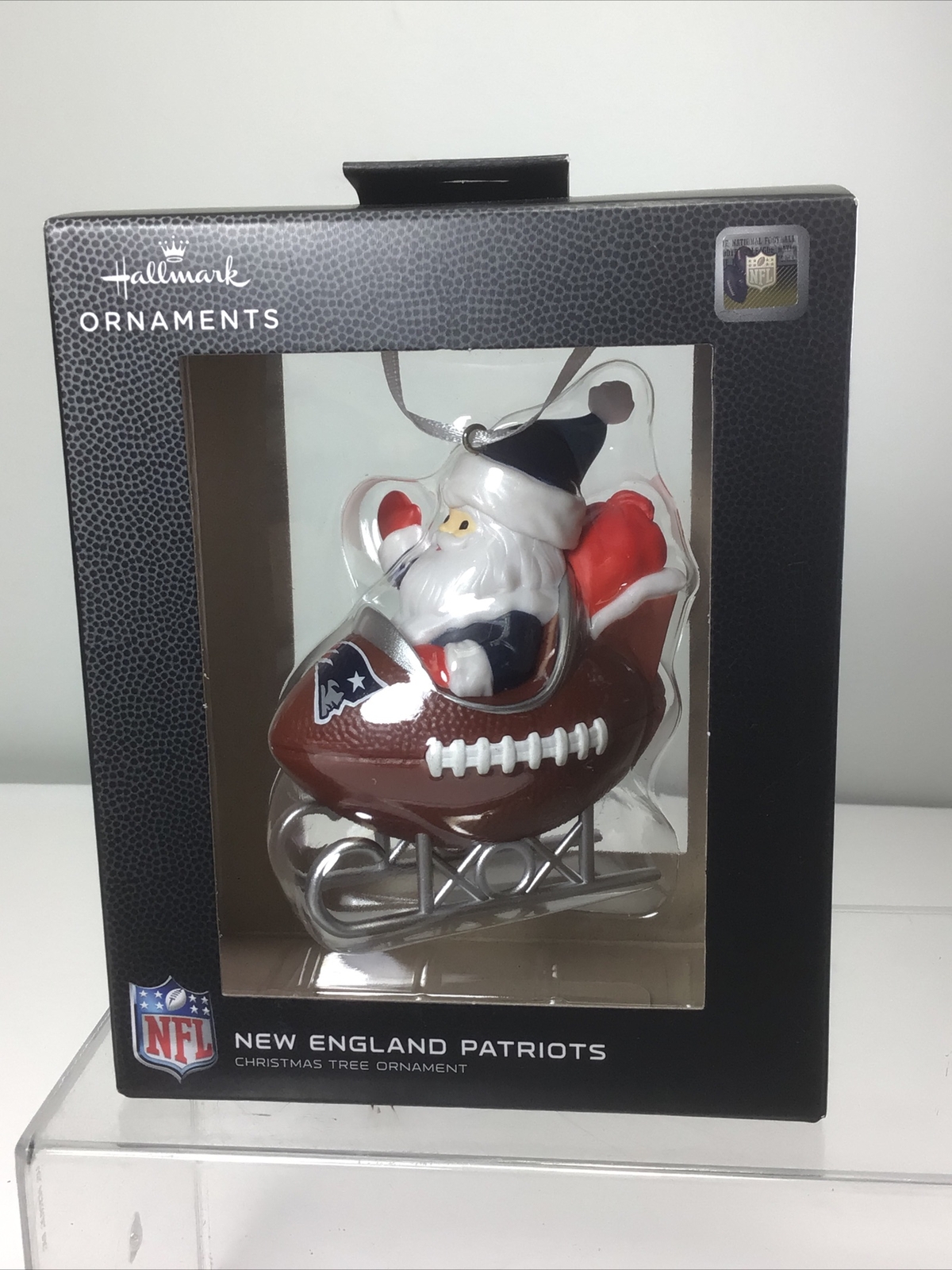 NIB. Hallmark New England Patriots Santa Football Sleigh NFL Christmas ...