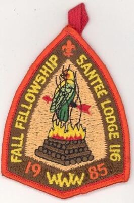 116 Santee Lodge 1985 Fall Fellowship | eBay