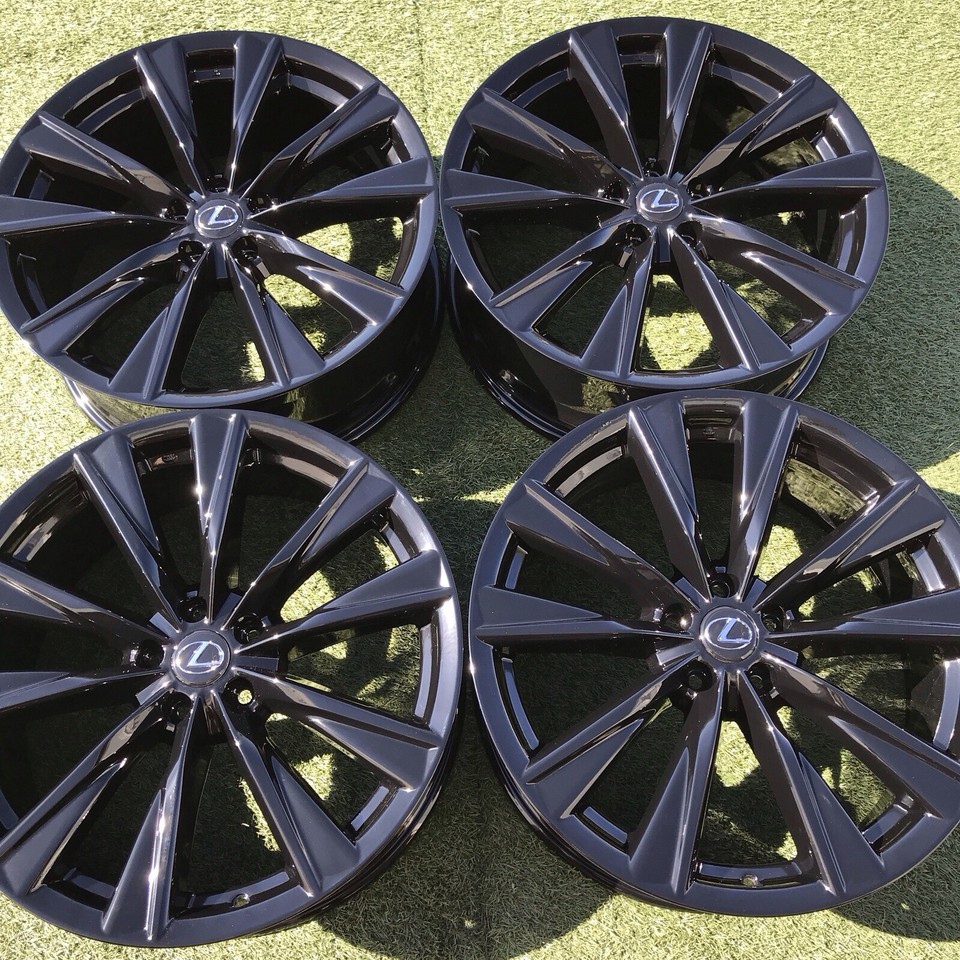 21 LEXUS RX RX500 F SPORT RX350 BLACK OEM GENUINE LEXUS RIMS WHEELS ...