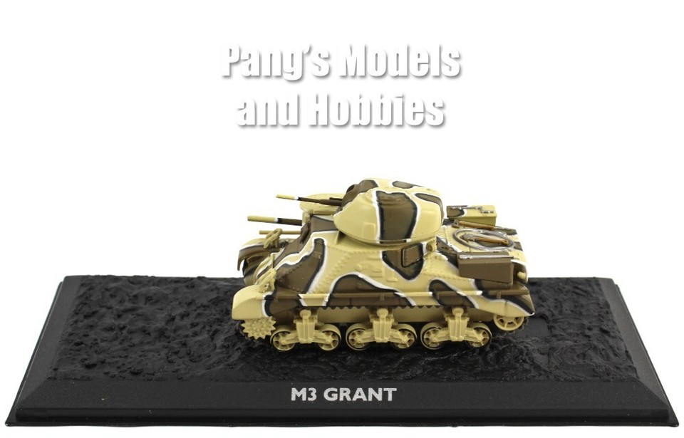M3 Grant Medium Tank & Display Case - US ARMY - 1/72 Scale Model | eBay