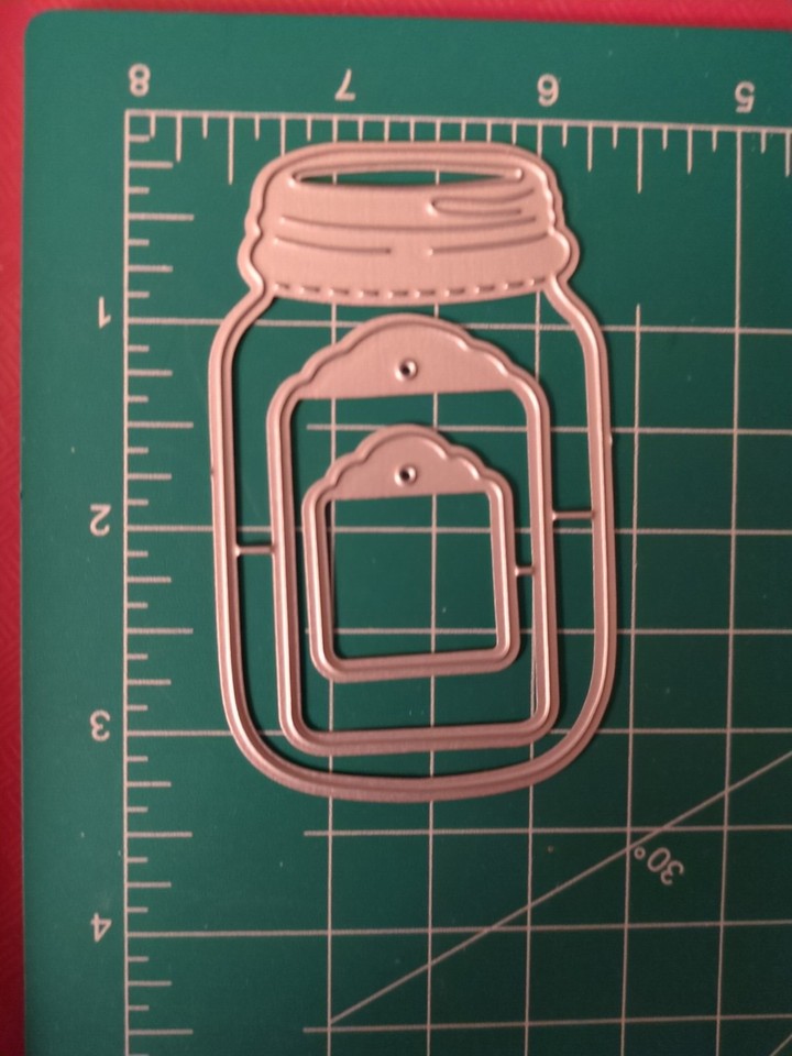 Thin Metal Die Cut Tool 4 Sizzix Mason Ball Jar Preserve Wedding ...