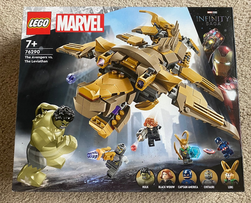 Lego 76290 Marvel Avengers Leviathan, Captain America, Loki, Hulk, New ...