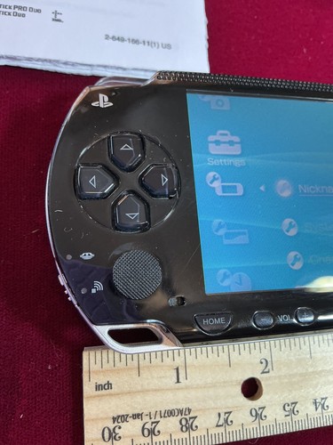 Vintage Sony PSP 1001 Black With Accessories Working | eBay