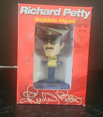 **VINTAGE** Richard Petty Pop Secret Bobble Head doll NIB | eBay