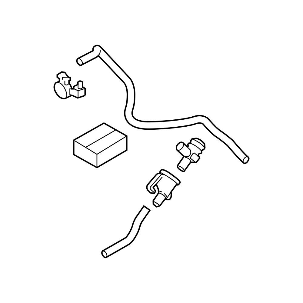 Genuine OEM Convertible Top Stowage Compartment Drain Hose For BMW 428i ...