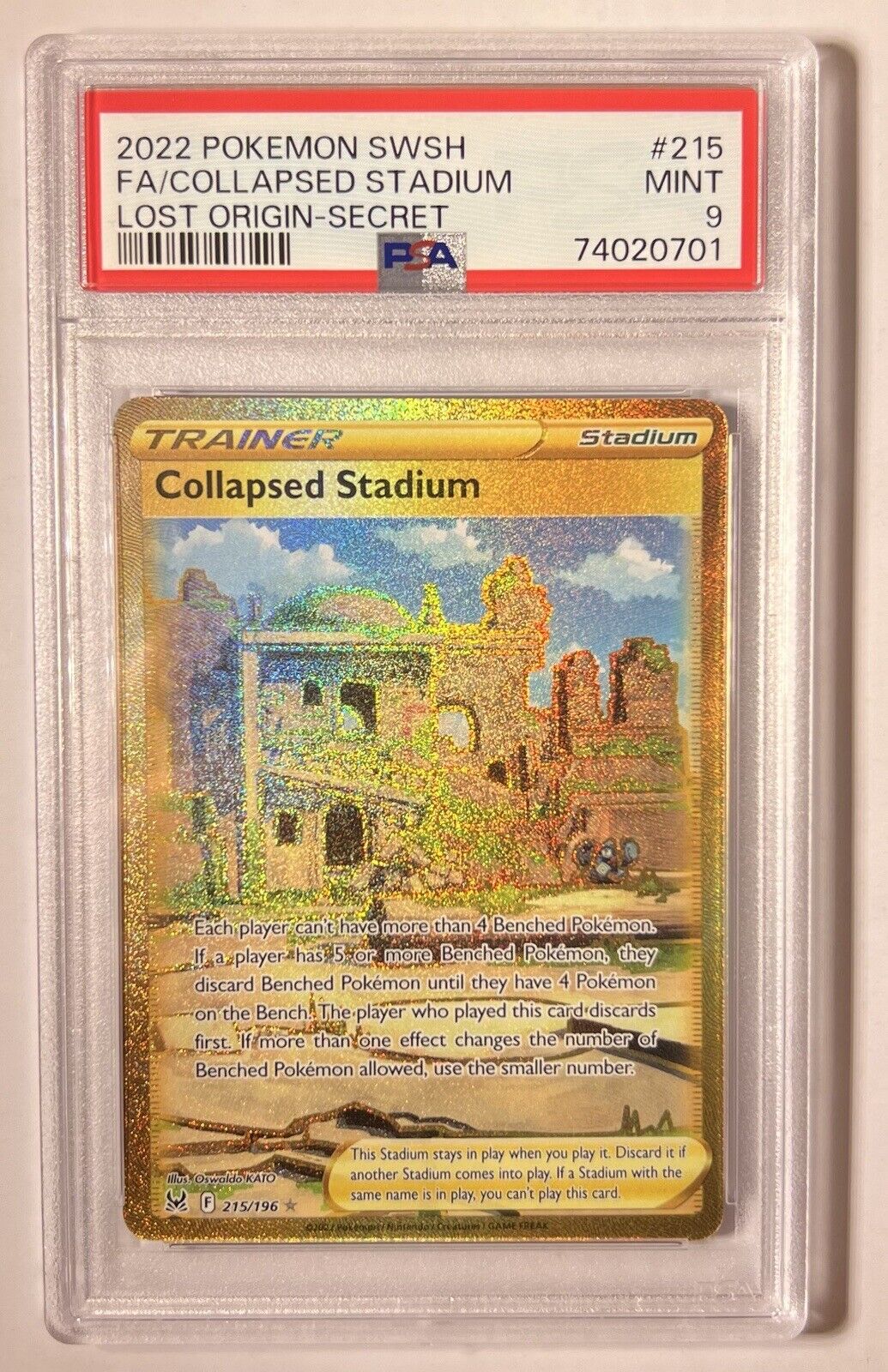 Collapsed Stadium (Secret) 215/196 Swsh11: Lost Origin Holo for sale ...