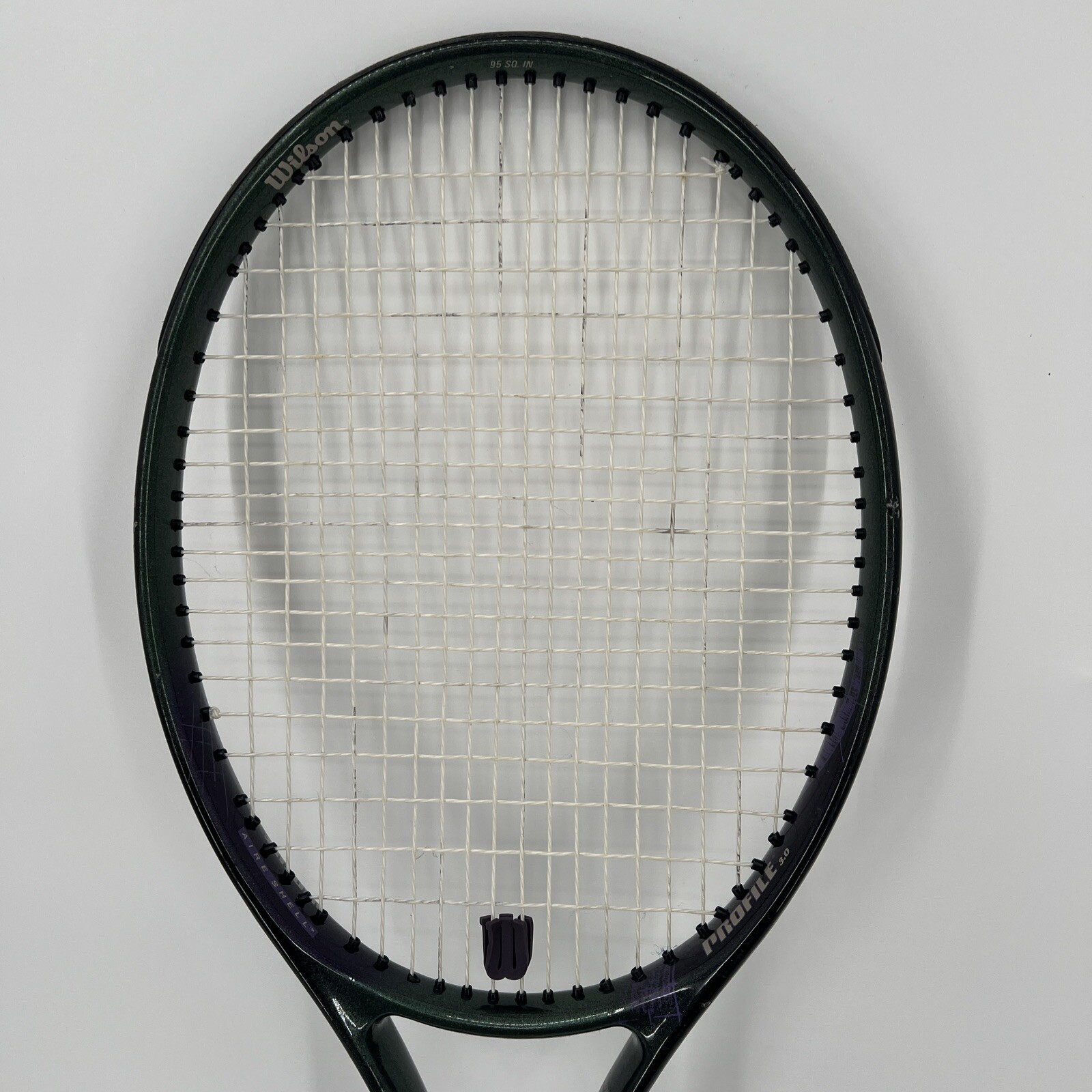 Wilson Tennis Racket Profile 3.0 4 1/4” Grip Aire Shell Green Purple ...