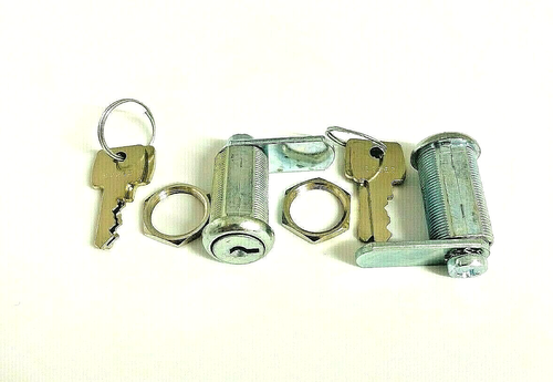 2 x 30mm / 1-1/4" POOL TABLES/FRUIT MACHINES Flat Key Security LOCKS ...