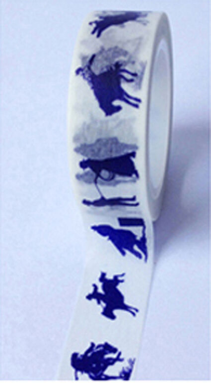 Washi Tape pattern 15mmx 15m Roll Decorative Sticky Paper Masking Tape ...