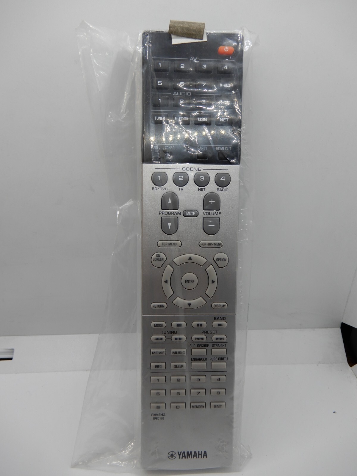 NEW Genuine Yamaha Remote Control ZP601700, RAV542 for Receivers RX ...