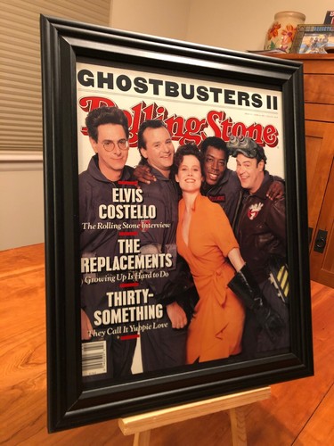 BIG 10X13 FRAMED 1989 "GHOSTBUSTERS 2 on ROLLING STONE MAGAZINE COVER ...