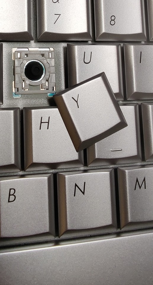 Keycap Replacement Kit - For Silver HP Pavilion DV7-1000 Laptop (Key ...