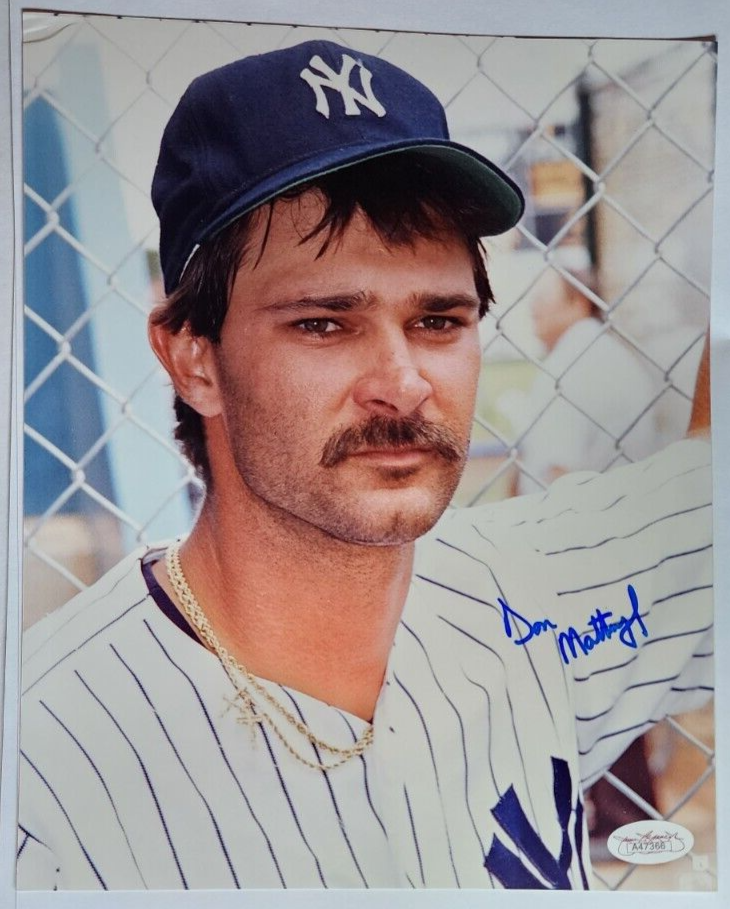 Framed DON MATTINGLY SIGNED 8X10 PHOTO AUTOGRAPH YANKEES JSA COA | eBay