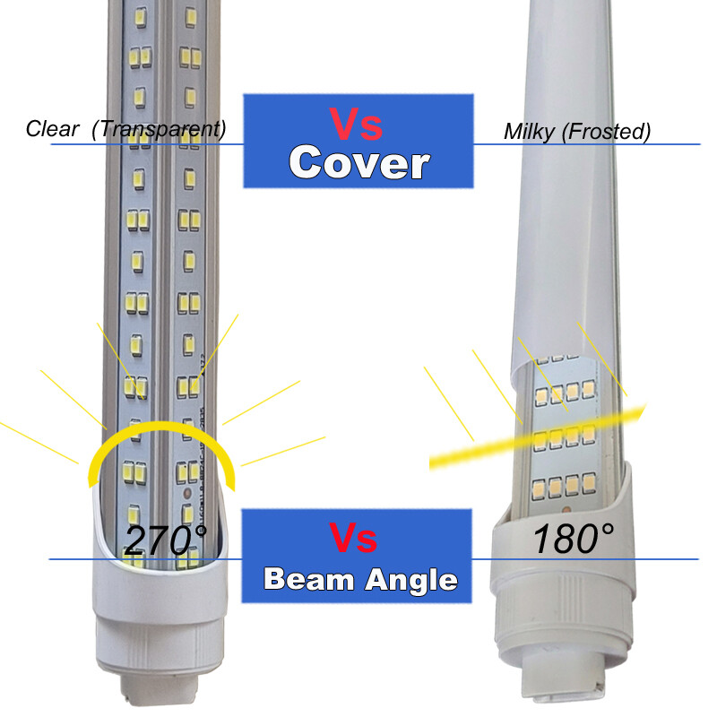 T8 8FT LED Tube Light Replacement For F96T12/HO 144W Fluorescent R17D ...