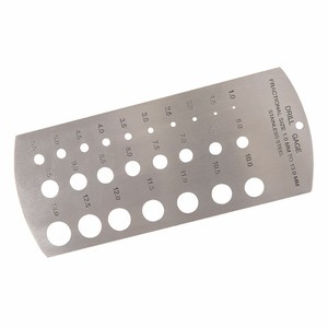 Metric Drill Gauge Stainless Steel 1.0mm to 13.0mm Measuring Tool for ...