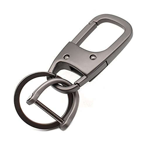MECHCOS Metal Keychain Car Fob Key Chain Holder Clip with Detachable ...