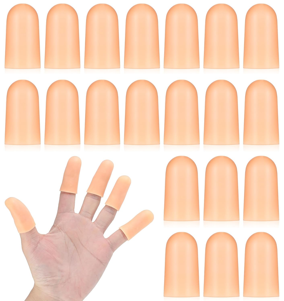 Rubber Thumb Protector, 20 Pcs Thumb Cover, Silicone Finger Cots ...